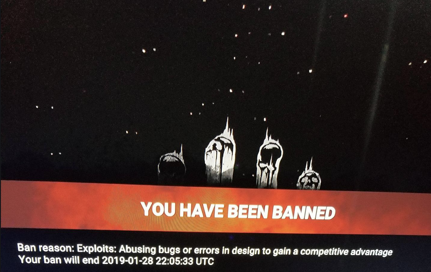 【DbD】規約違反繰り返すと永久アカウント停止(BAN)に本当になるんだな【デッドバイデイライト】 - ゲーム特化速報！