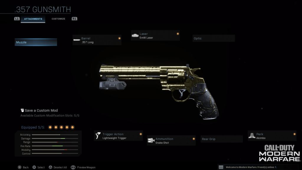『COD:MW』M1911はもう少しテコ入れがあってもいいと思う。あと680ショットガンが地味に強化されてるな。 - ゲーム特化速報！