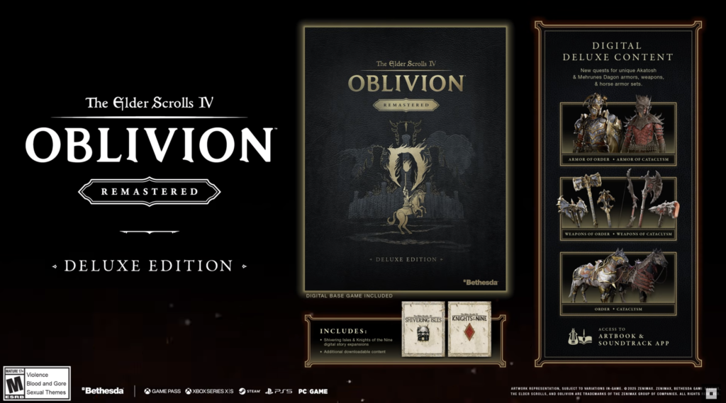 「オブリビオン」リマスター版が本日発売！(PS5/Xbox Series X|S/Xbox Game Pass/PC) - ゲーム特化速報！