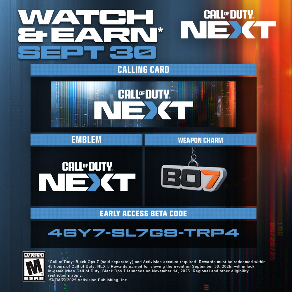 『Call of Duty: Black Ops 7』ベータへの早期アクセスコードがTwitch視聴で入手可能に。10月1日午前1時配信 ...